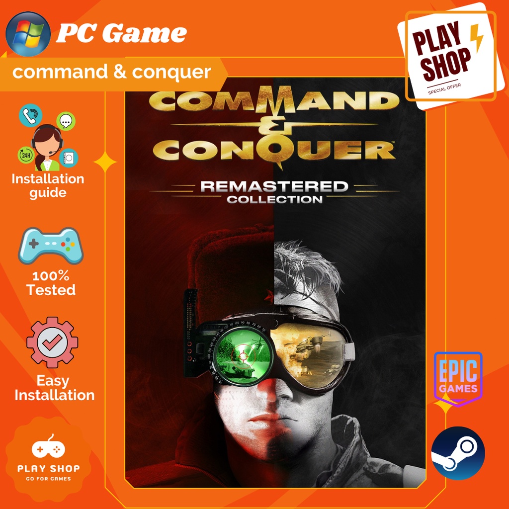 Command & Conquer Remastered Collection account GAMES 64GB Pendrive USB Game installer | Shopee ...