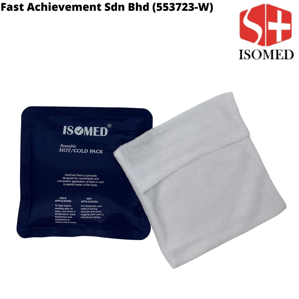 ISOMED Hot Cold Pack FREE Cotton Cover (MDA Approved) (Dual Usage Pack) (Resusable Pack ...