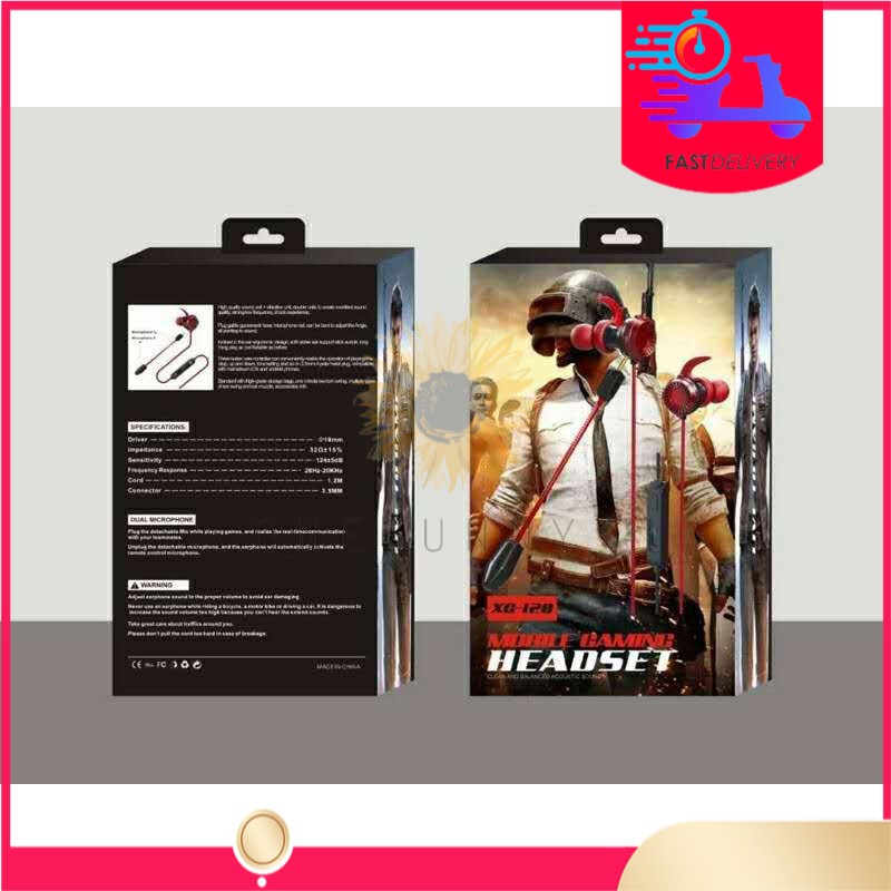 【Ready Stock】 Mobile Gaming Headset XG 120 / XG 121 Wired Headphone ...