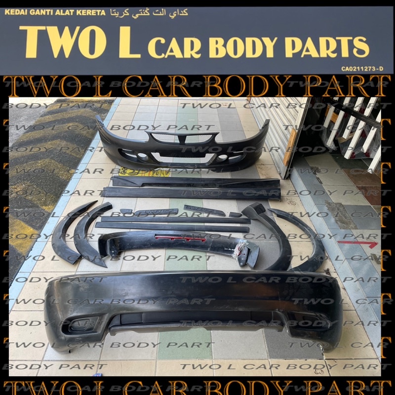 satria gti bodykit set pu side skirt putus model | Shopee Malaysia