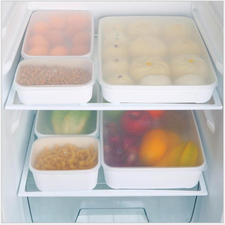 [Beeya] container food storage kitchen organizer storage box fridge ...