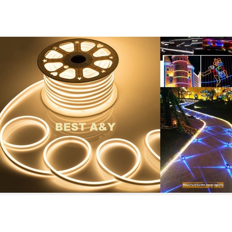 Led Neon Flex Flexible Sign Strip Waterproof IP65 Lights Silicone Tube ...