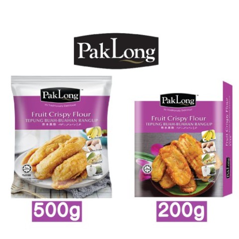 PakLong- Fruit Crispy Flour 200g / 500g (Tepung Goreng Pisang) | Shopee ...