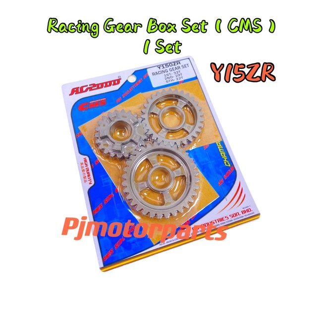 Yamaha Y15/Y15ZR V1,V2 Racing Gear Box Set (100% Original CMS) Gear 1ST ...