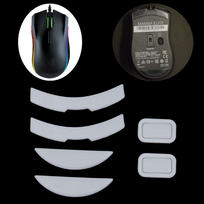 2 Sets/pack Tiger Gaming Mouse Feet Mouse Skate For Razer MAMBA elite ...