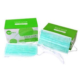 【Fast Delivery】3Ply Tie On Earloop Surgical Disposable Face Mask 50Pcs ...