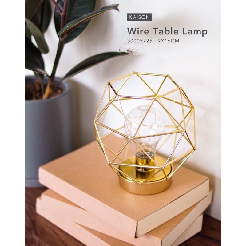 KAISON WIRE TABLE LAMP | Shopee Malaysia