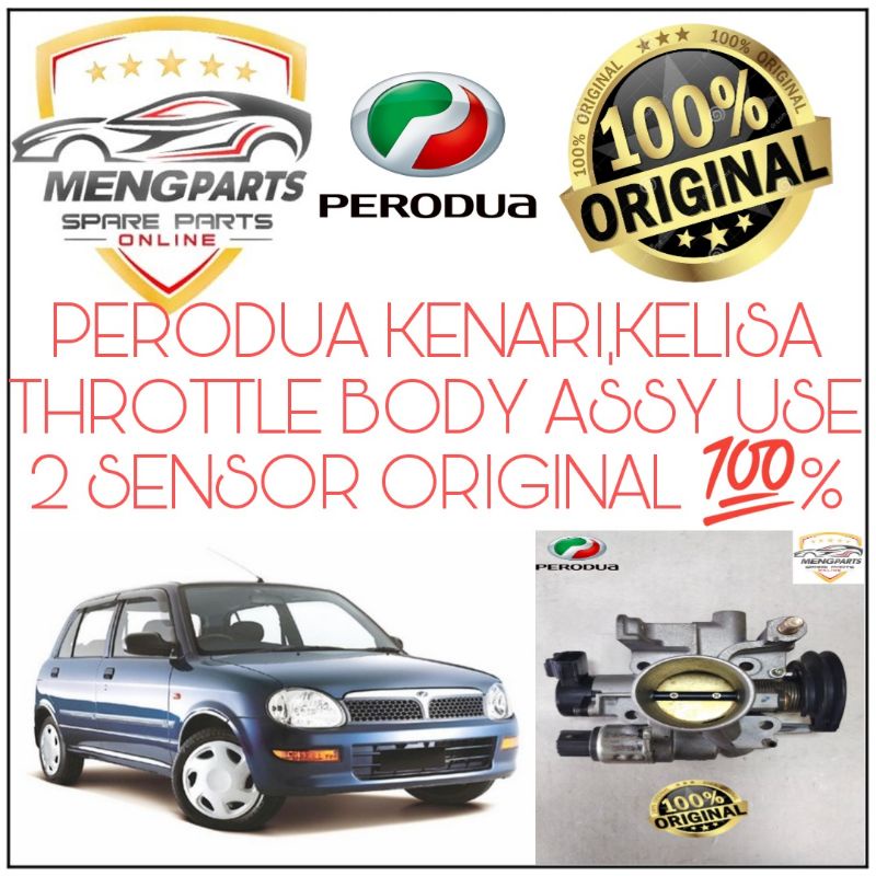 ORIGINAL 💯% NO PACKING PERODUA KENARI, KELISA THROTTLE BODY USE 2 ...
