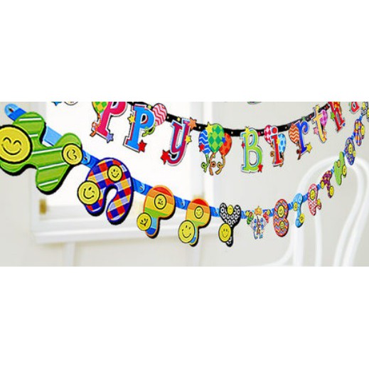 Happy Birthday Banner (Smiley Face) | Shopee Malaysia