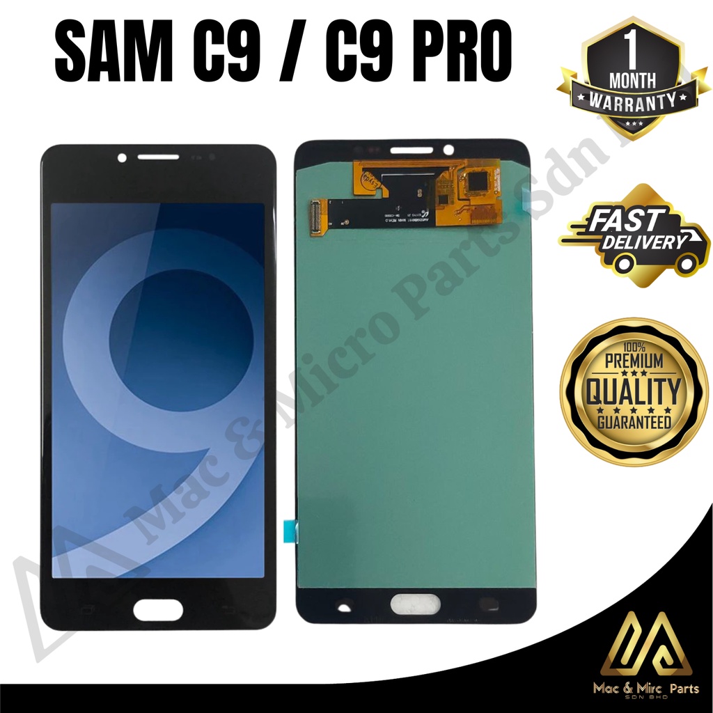 SAMSUNG C9 / C9 PRO ORIGINAL FULLSET LCD TOUCH DIGITIZER REPLACMENT PARTS (READY STOCK) | Shopee ...