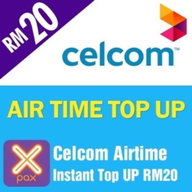 🌟Celcom Xpax Top Up Reload RM20 | Shopee Malaysia