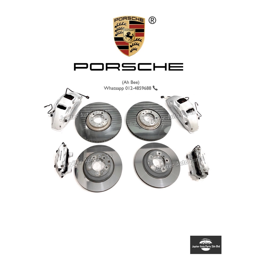 PORSCHE SURFACE COATED BRAKES (PSCB) 9Y0 CAYENNE (2019) FULL SET ...