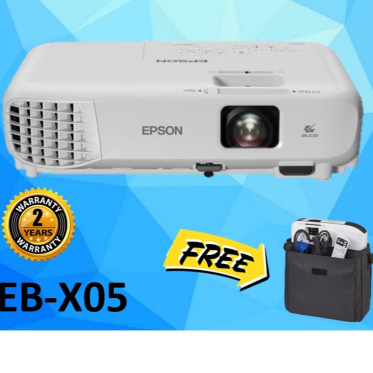 Epson EB-X05 XGA V11H839040 3LCD Projector (White) | Shopee Malaysia