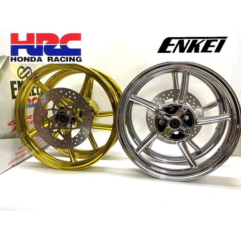 RS150 ENKEI SP522 CHROME SPORT RIM SIAP DISC 185/250-17 | Shopee Malaysia