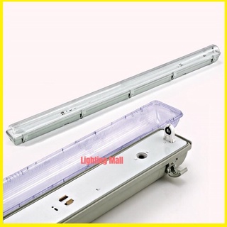 LED T8 Anti Corrosive Fitting / Weatherproof Single Circuit Casing For ...