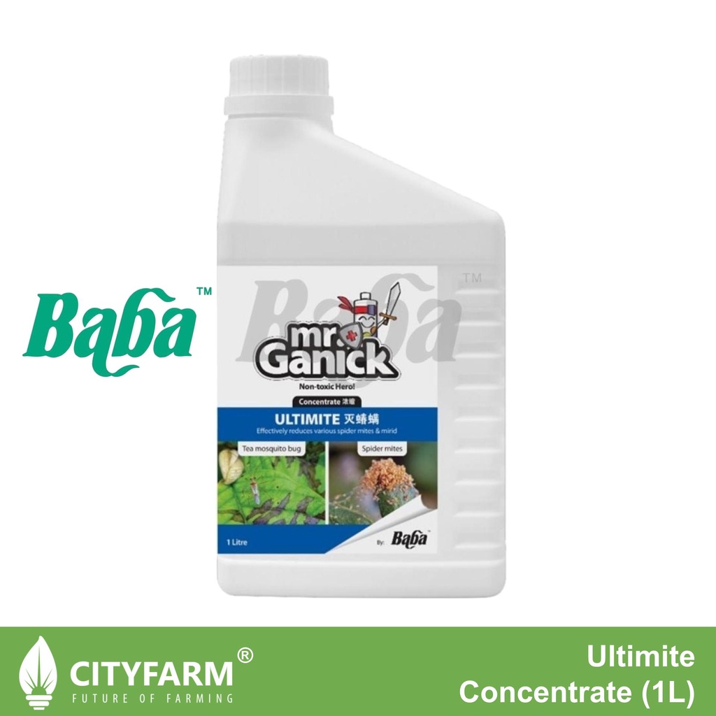 Baba Mr Ganick Ultimite Concentrated (1L) - Plant Based Miticide ...