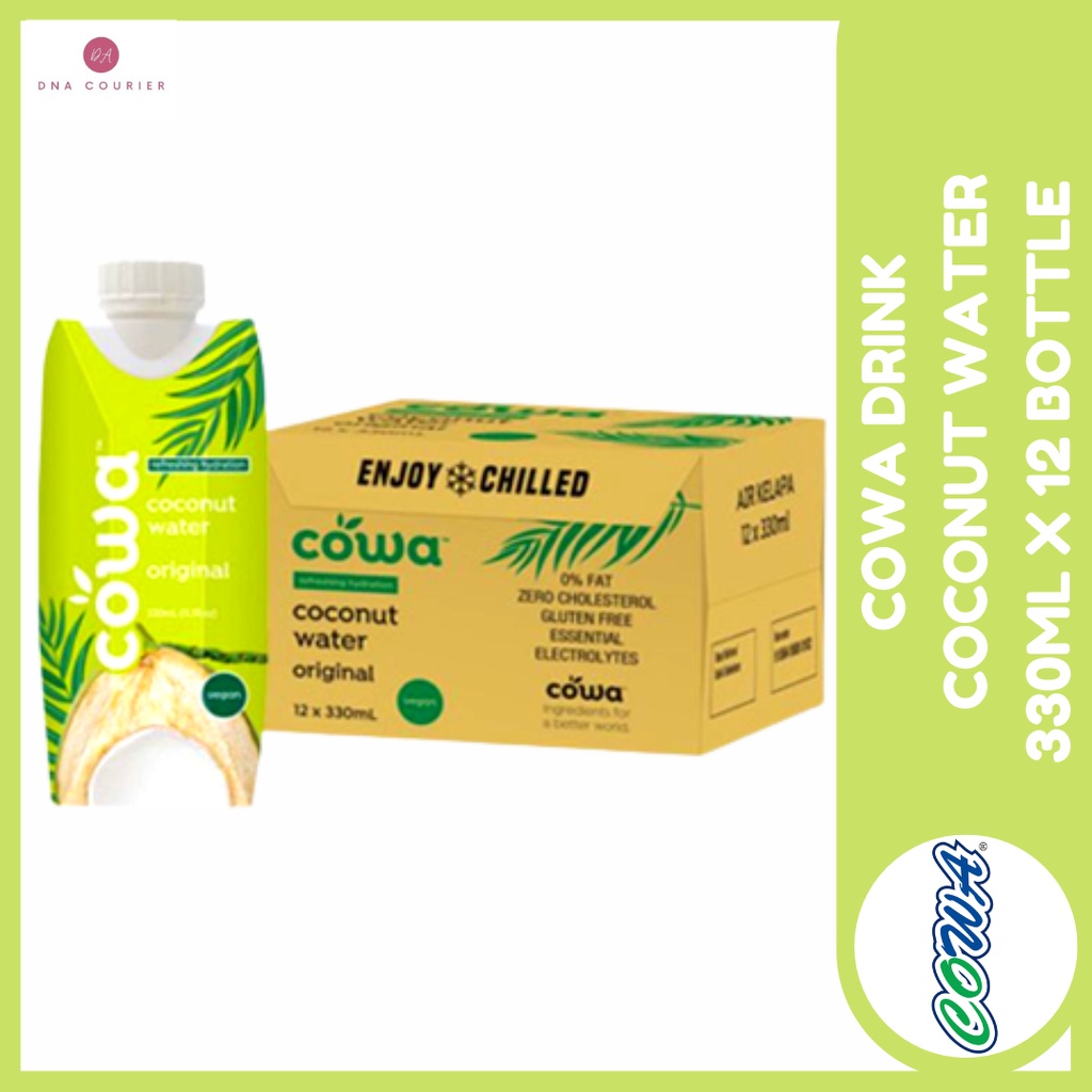 COWA DRINK -AIR KELAPA COCONUT WATER 330ML X 12 BOTTLE | Shopee Malaysia