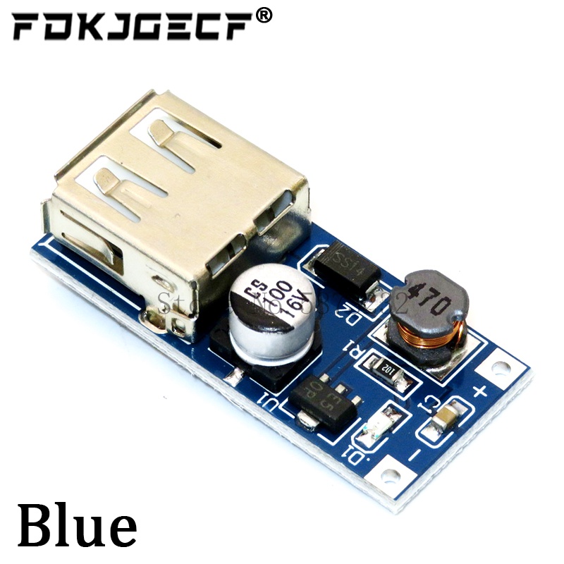 DC-DC Power Bank Charger 0.9V-5V to 5V 600MA Step Up Boost Converter ...