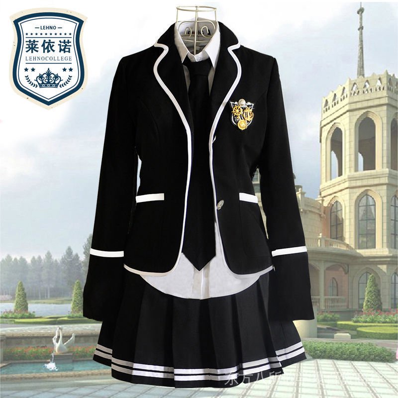 [COS Suit] British Preppy Style School Uniform Suit Spring Autumn jk ...
