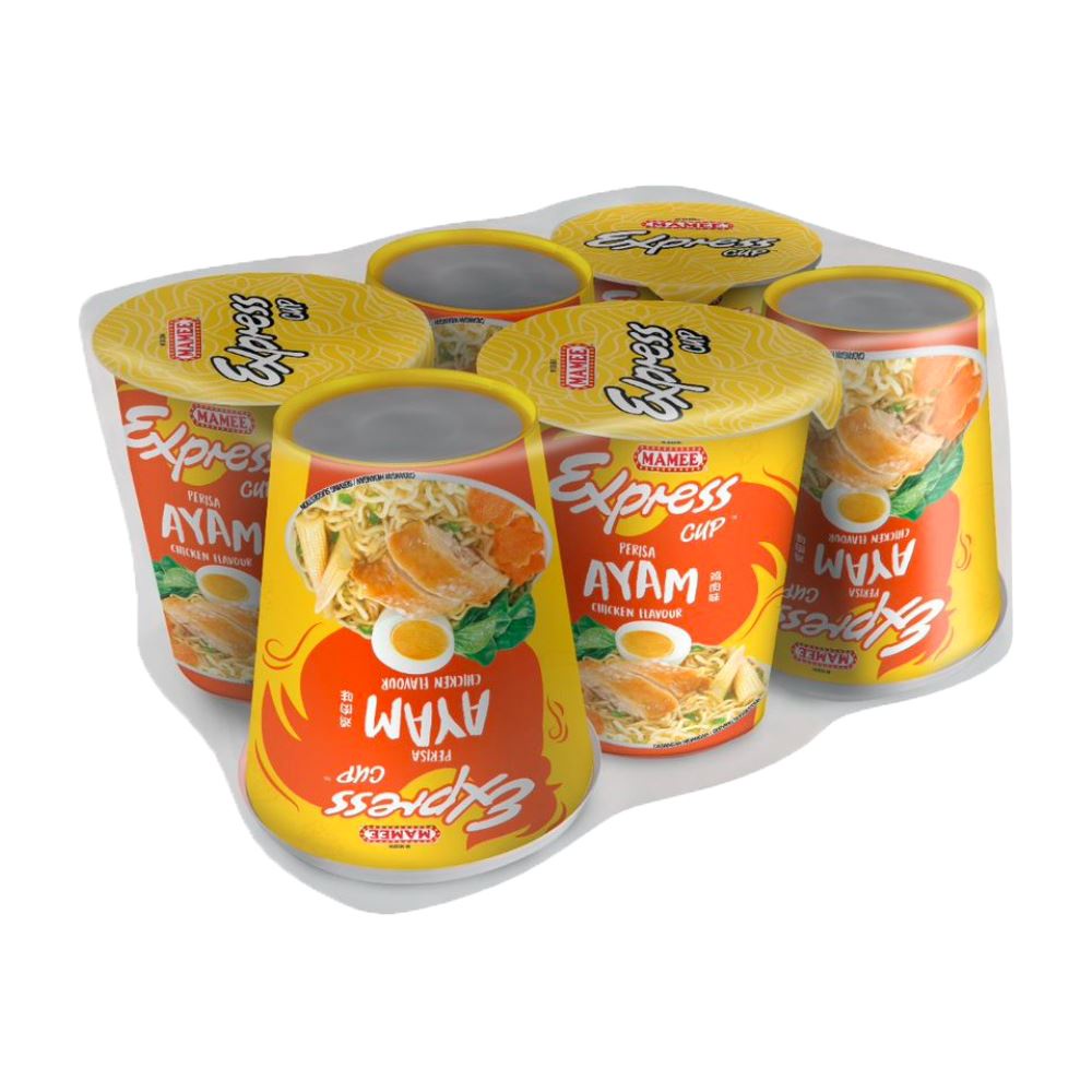 [FSC] Mamee Express Mee Cup Noodles 65gm x 6cup (Value Pack) | Shopee ...