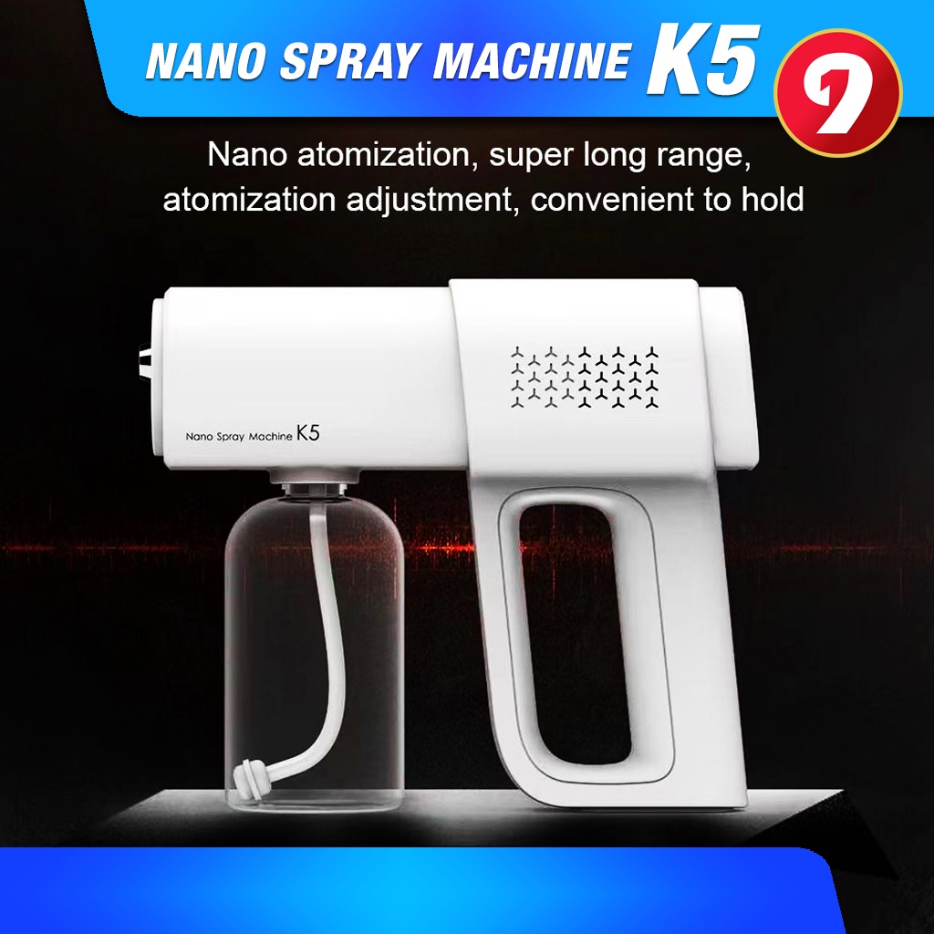 Sanitizer spray machine Blu-ray handheld disinfection spray gun-UV ...