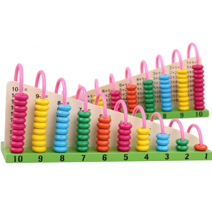 Abacus Counting Beads Maths Learning Calculation Shelf (Dented Box ...