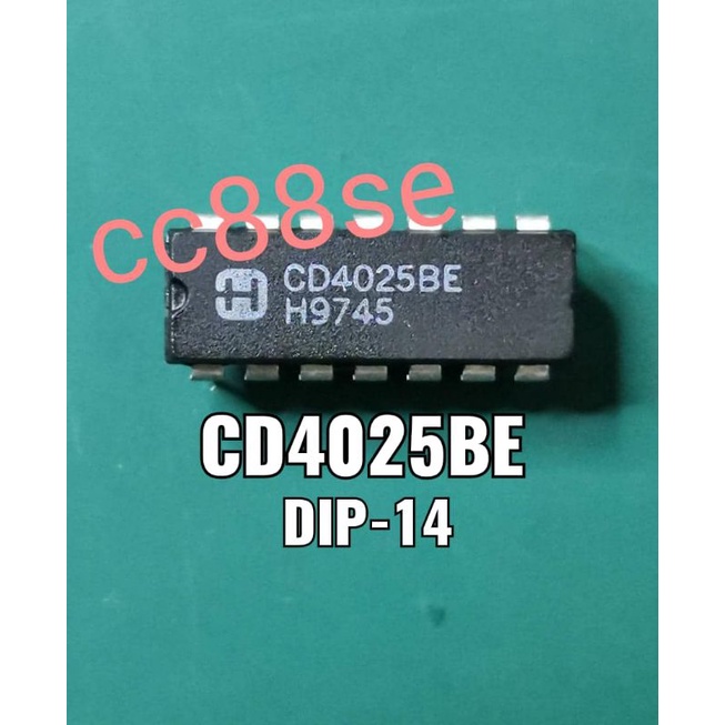 CD4025BE CD4025 DIP-14 INTERGRATED CIRCUIT IC | Shopee Malaysia