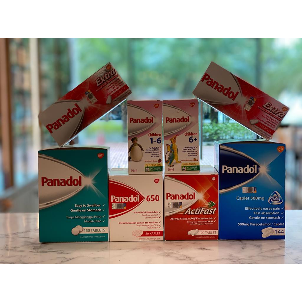 Preferred +】Panadol Regular / 650mg / ActiFast / Extra / Optizorb ...