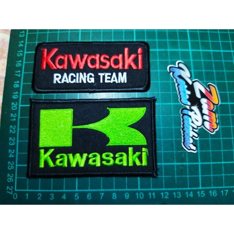 PATCHES KAWASAKI RACING TEAM STICKER KAIN SULAM PATCH | Shopee Malaysia