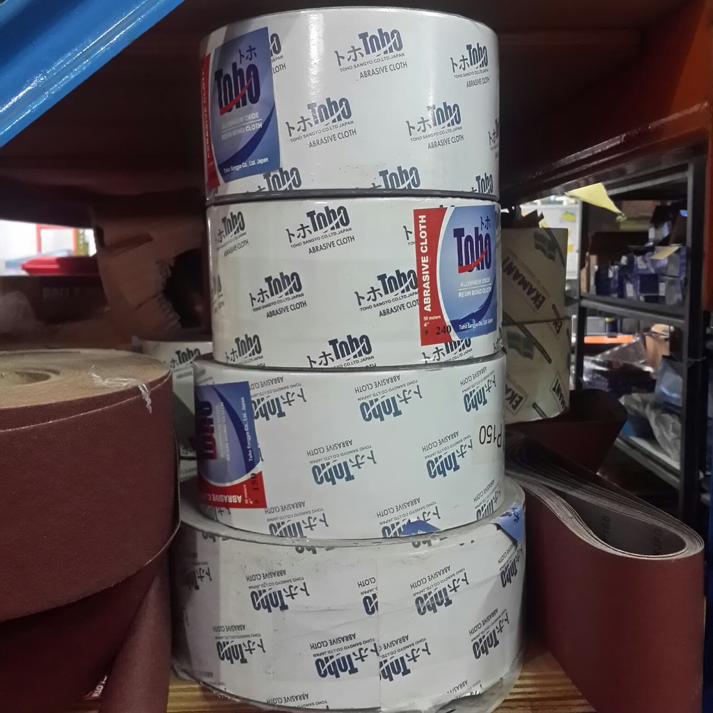 KAYU Fabric Sandpaper / Roll Iron Wood Grit Meter 100 TOHO JAPAN ...