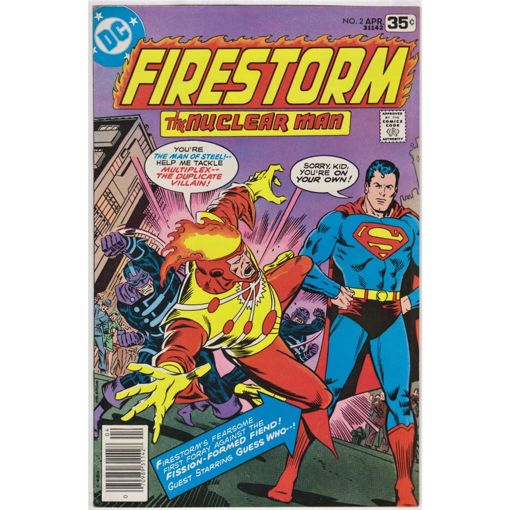 DC Comics Firestorm #2 (1978) 1st Multiplex aka Danton Black | Shopee ...