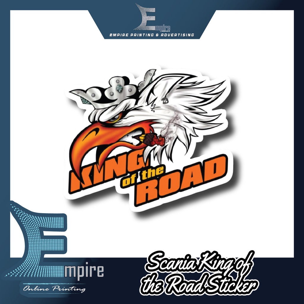 🔥NEW 🔥 Scania King Of The Road Sticker | Lori Truck | Sticker + FREE ...