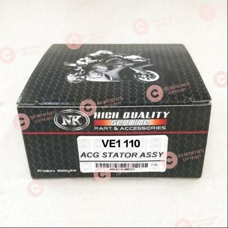 ACG STATOR COIL ASSY - WMOTO - VE1 110 / CUB CLASSIS (NK) | Shopee Malaysia