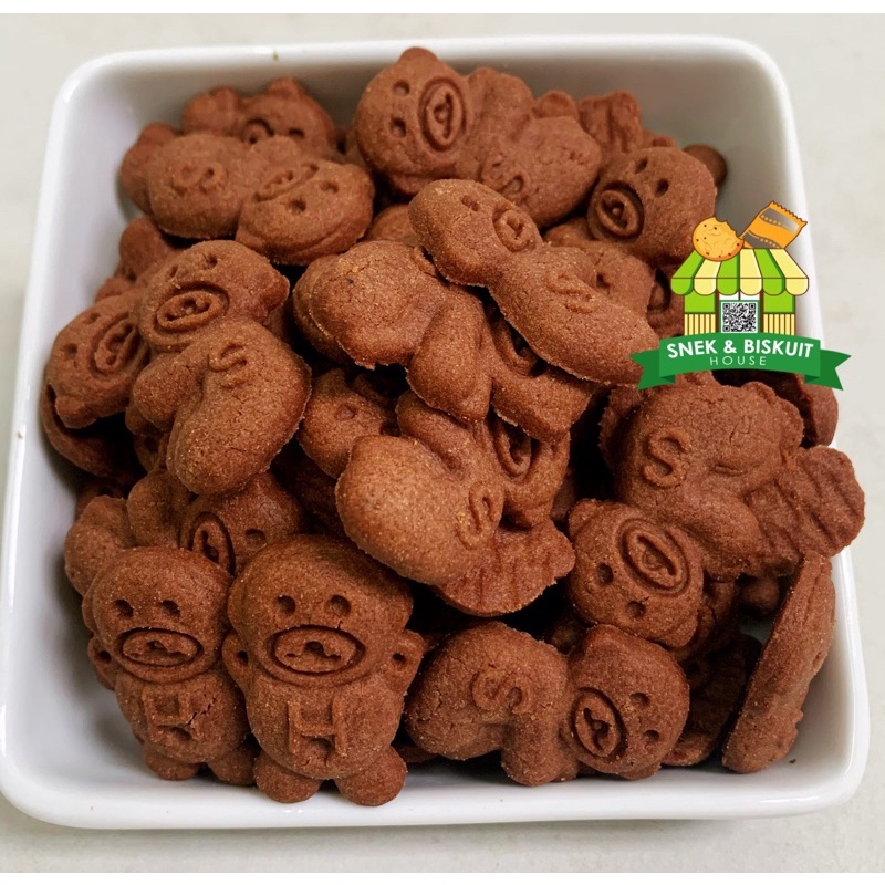 Biskut Teddy Bear (timbang) 1 kg | Shopee Malaysia