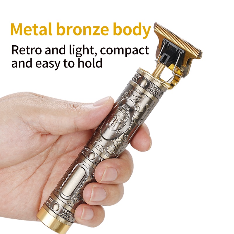 Wireless Electric Hair Clipper Barber Haircut Rechargeable Hair Cutting ...