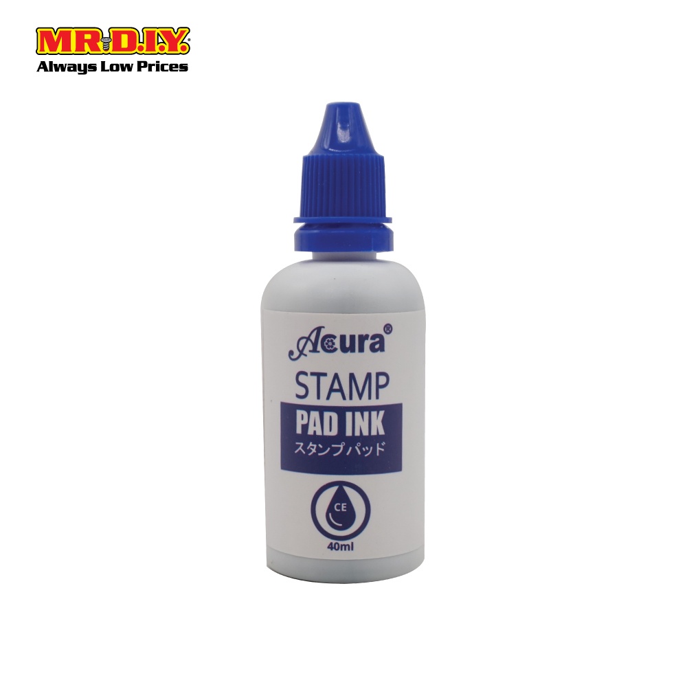 (MR.DIY) Acura Stamp Pad Ink (40ml) | Shopee Malaysia