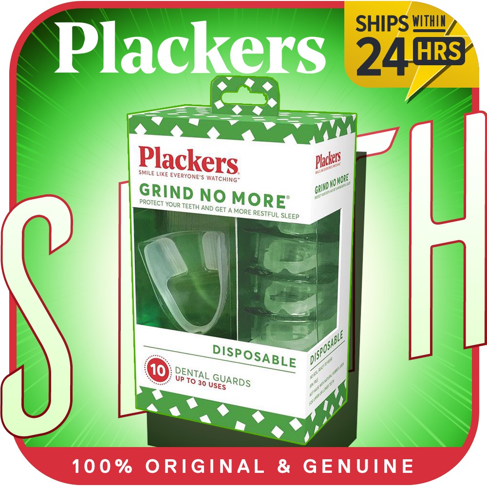 Plackers Grind No More Dental Night Guard | 10 Count / 16 Count ...