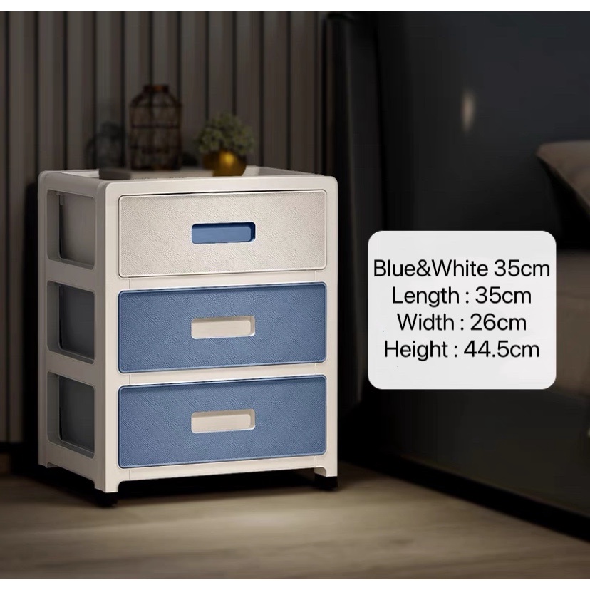 Drawer storage cabinet 35cm (Small) | Shopee Malaysia