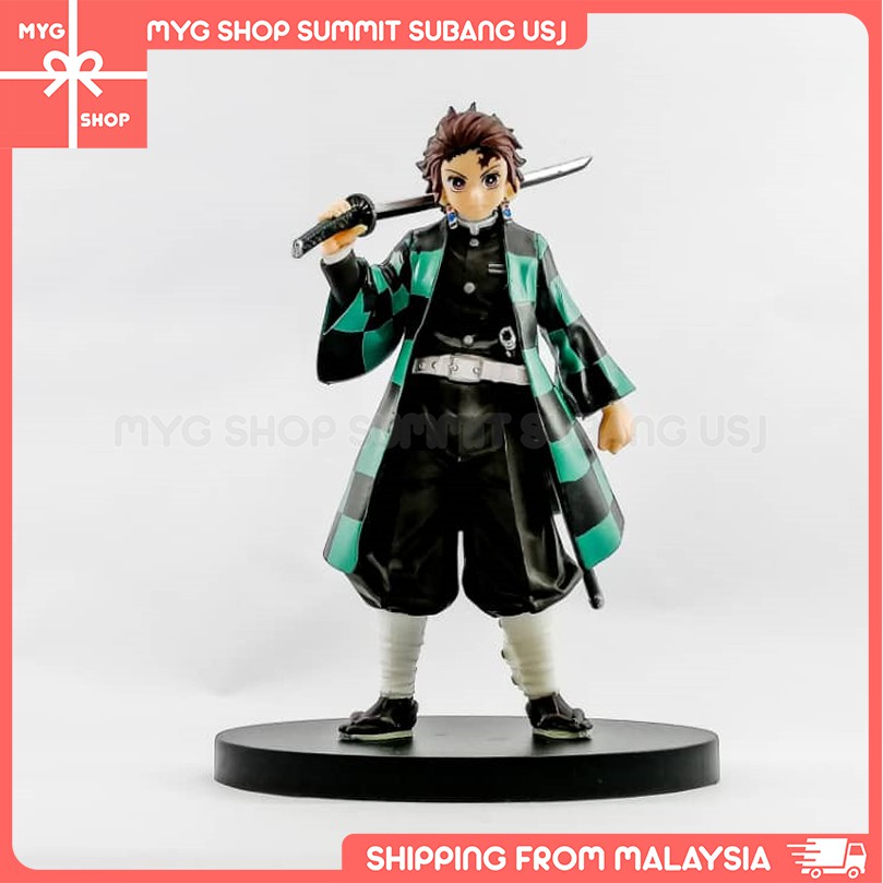 Anime Kimetsu no Yaiba Demon Slayer Tanjiro Kamado 16.5cm base 鬼灭之刃竈門 ...