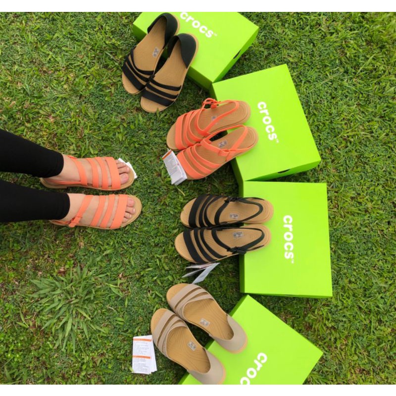 Crocs Tulum Open Flat | Shopee Malaysia