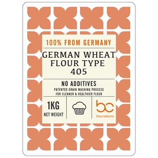 Biocreations 1kg German Wheat Flour Type 405 | Shopee Malaysia