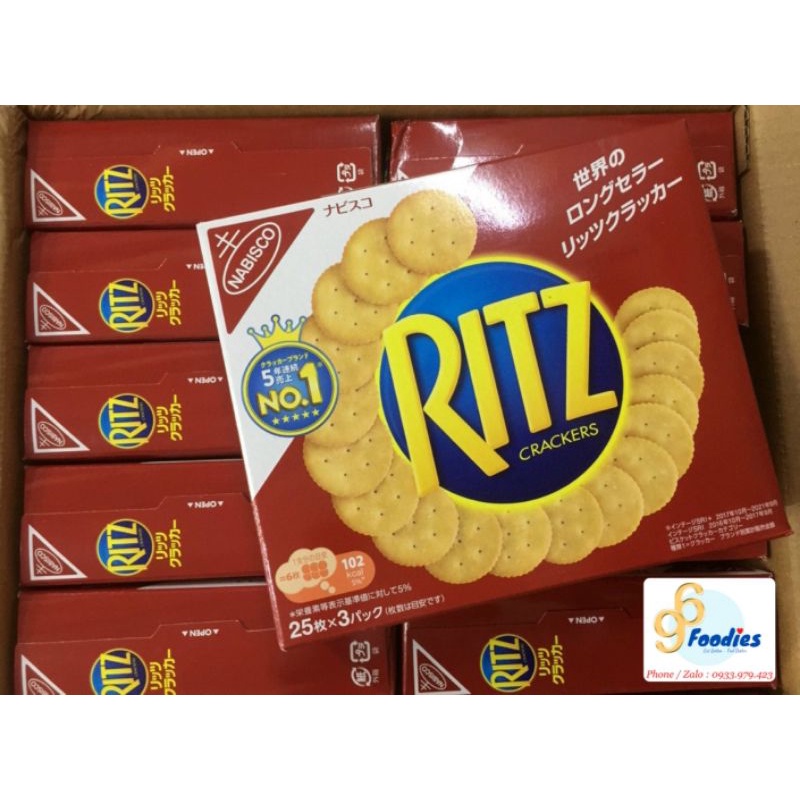 [New Date] Japanese Ritz Salty Biscuits - Salted Butter Flavor Box 247g ...