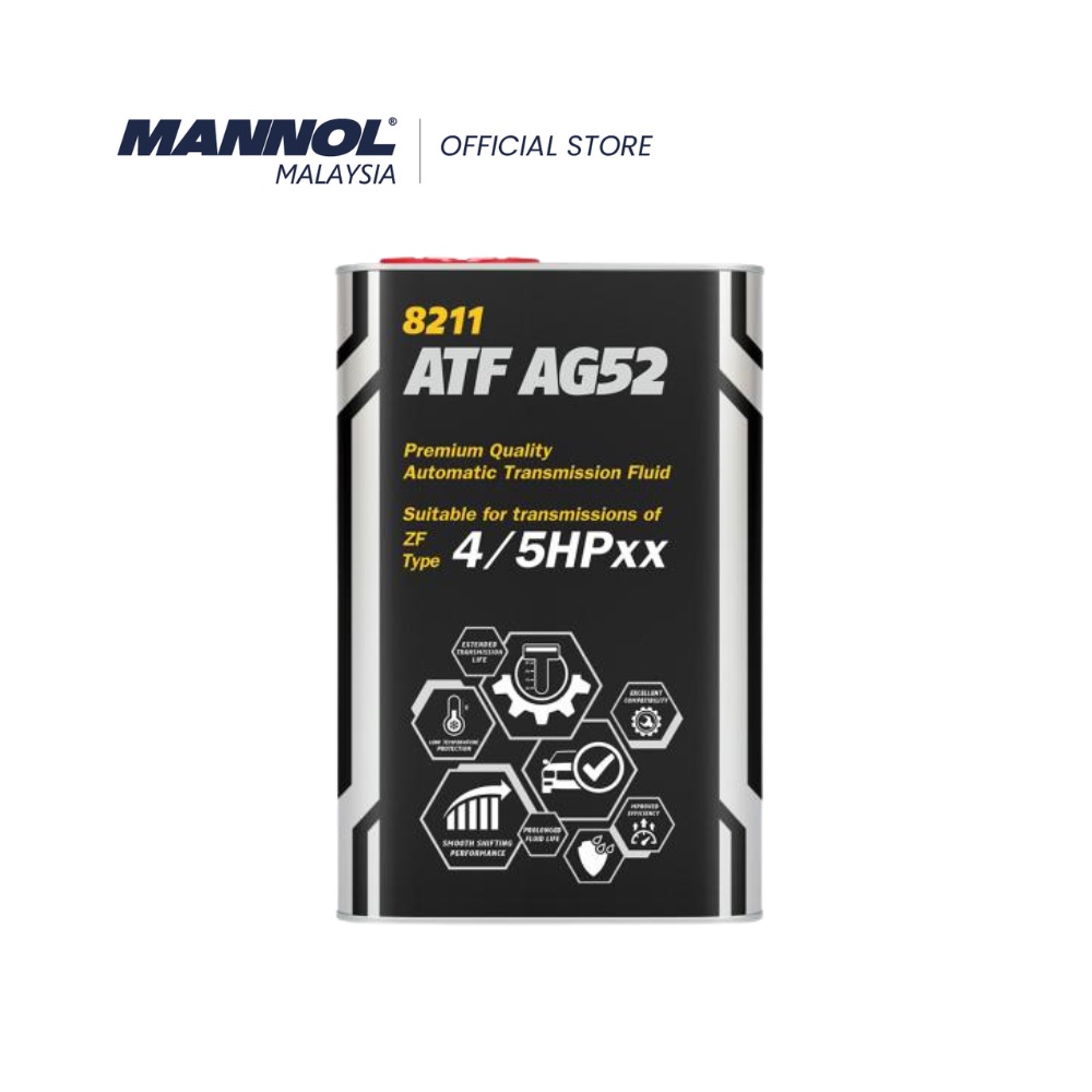 MANNOL MN8211 ATF AG52 Automatic Special METAL (1L) | Shopee Malaysia
