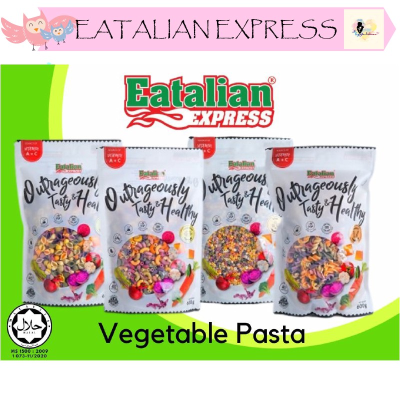 [READY STOCK] EATALIAN EXPRESS MIXED VEGE PASTA- PASTA SAYUR SIHAT ...