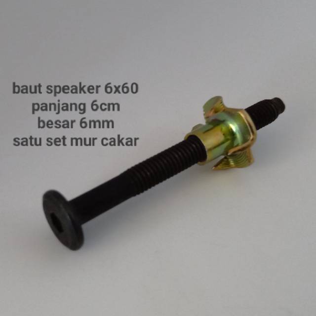 Measuring NUT SPEAKER BOLT 6X60 6CM JCBC MEASURING NUTS | Shopee Malaysia