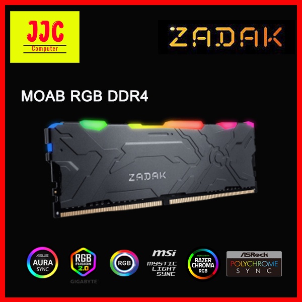 ZADAK MOAB RGB DDR4 8GB 3200MHZ RAM | Shopee Malaysia