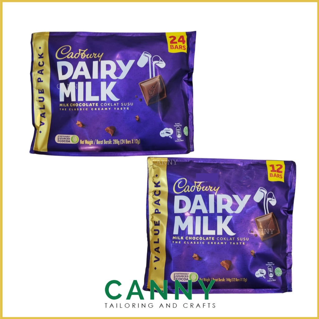 CADBURY DAIRY MILK MINI BAR ORIGINAL / ALMOND (12 MINIBAR) (12 GRAM X ...
