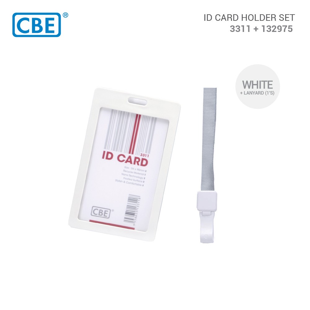 CBE ID Card Holder + Lanyard Set 3314 (54x85mm) | Shopee Malaysia