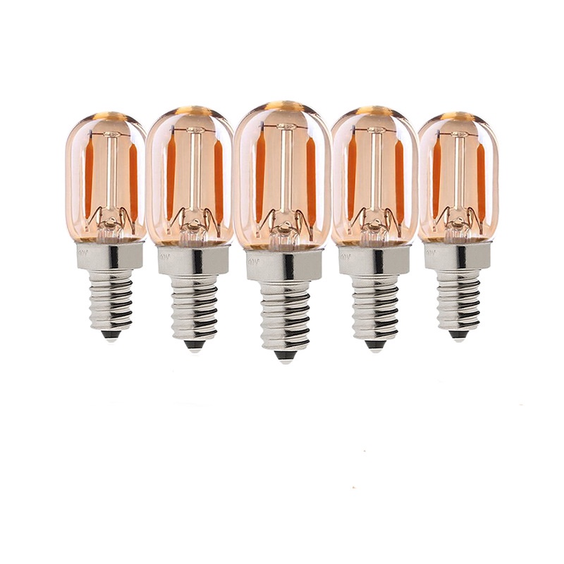 [110V/220V Optional] T22 Gold-Plated LED Filament Lamp E12/E14 Screw ...
