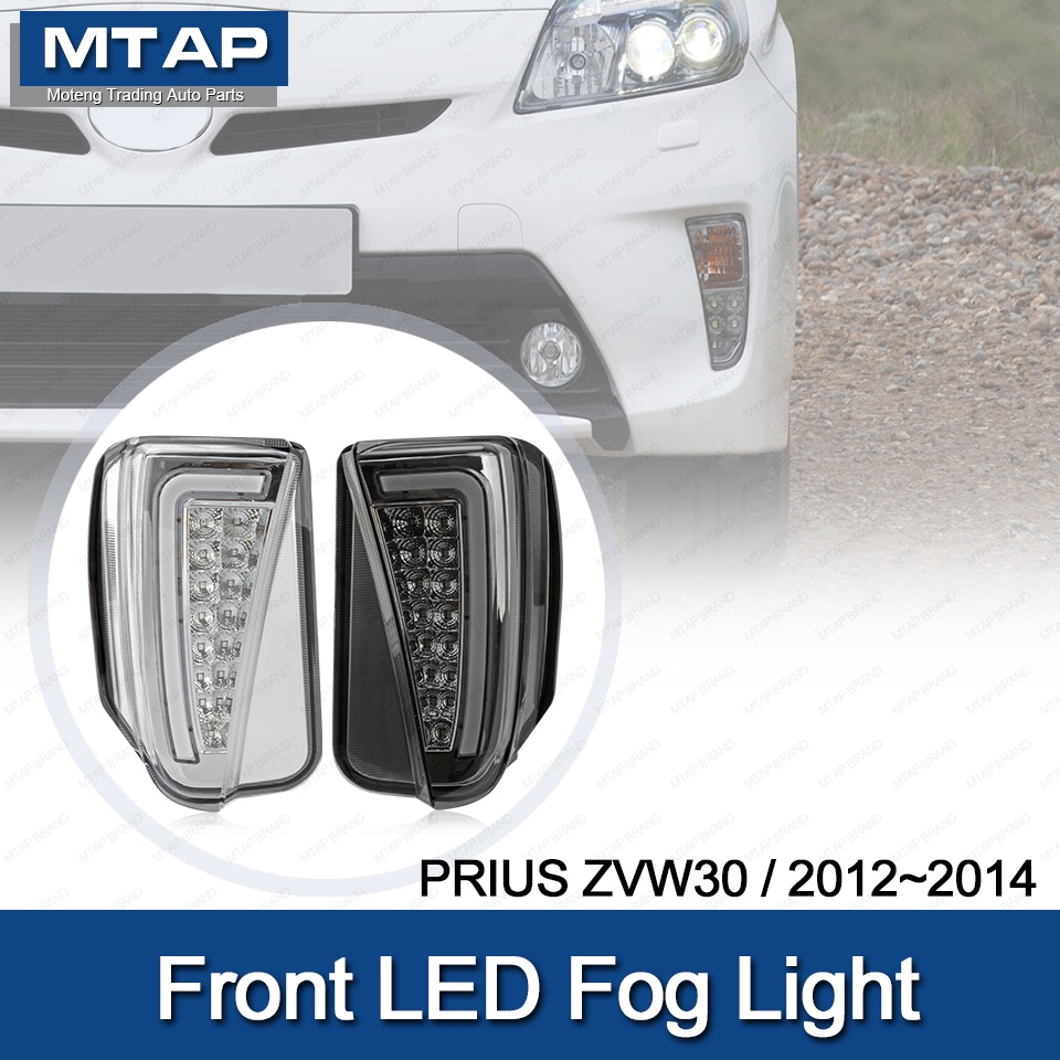 MTAP Front LED Fog Lamp For TOYOTA PRIUS ZVW30 ZVW35 2012 2013 2014 ...